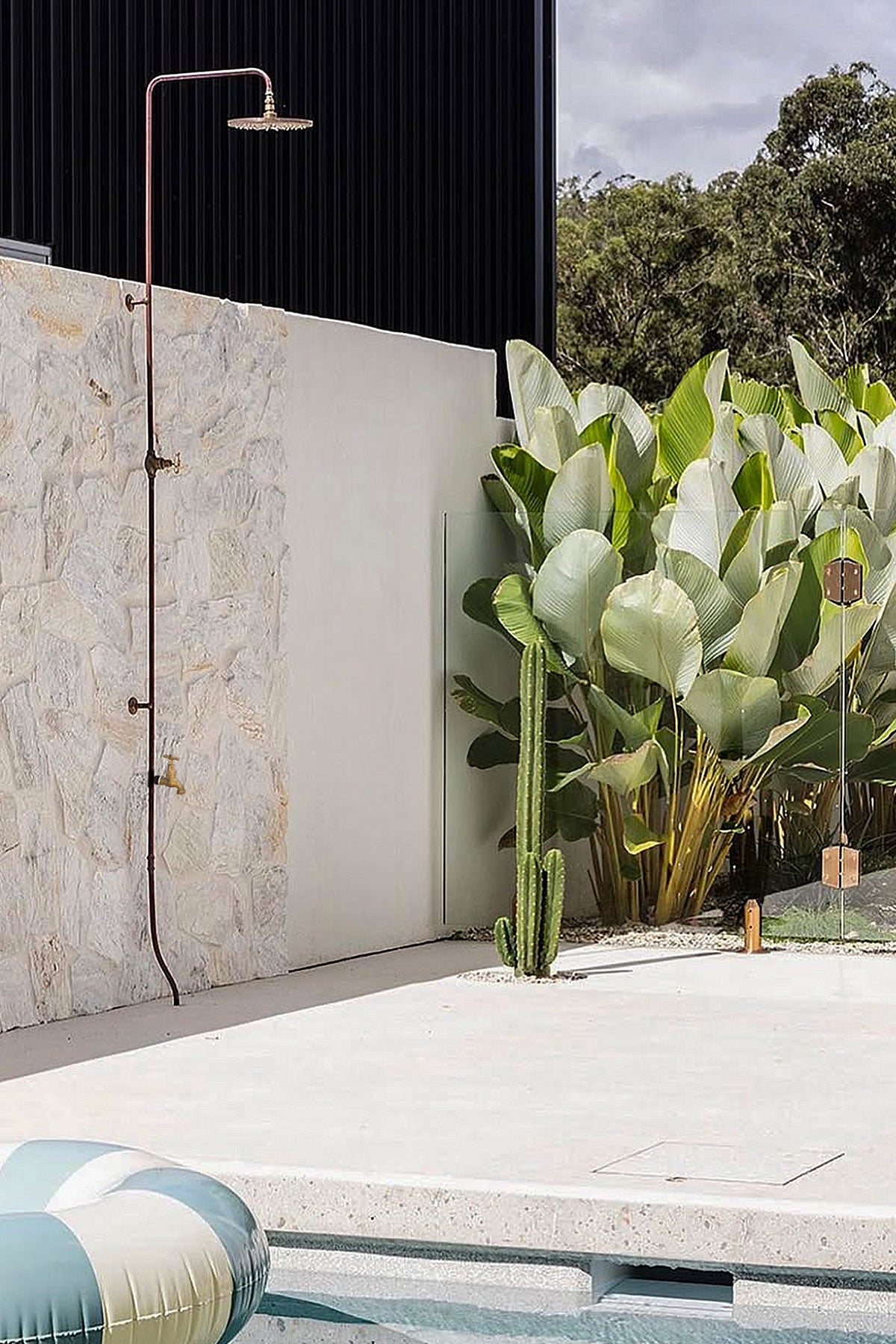 COTTESLOE Brass In Ground Cold Outdoor Shower – Sunshower Co